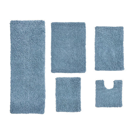 Home Weavers Fantasia 5-Pc. Bath Rug Set - Blue