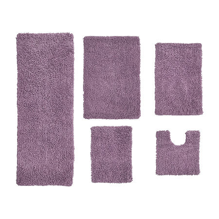 Home Weavers Fantasia 5-Pc. Bath Rug Set - Purple