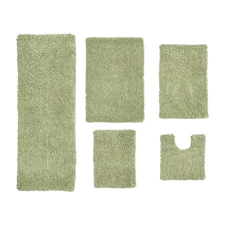 Home Weavers Fantasia 5-Pc. Bath Rug Set - Sage