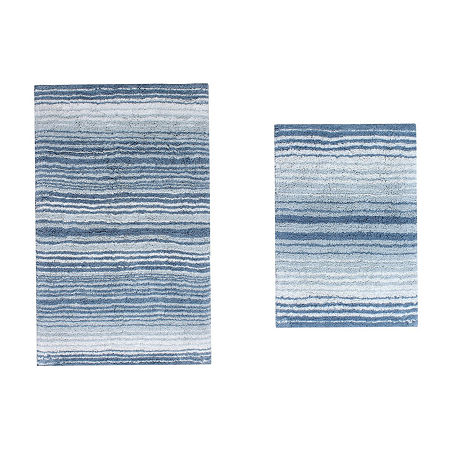 Home Weavers Gradiation 2-Pc. Bath Rug Set - Blue