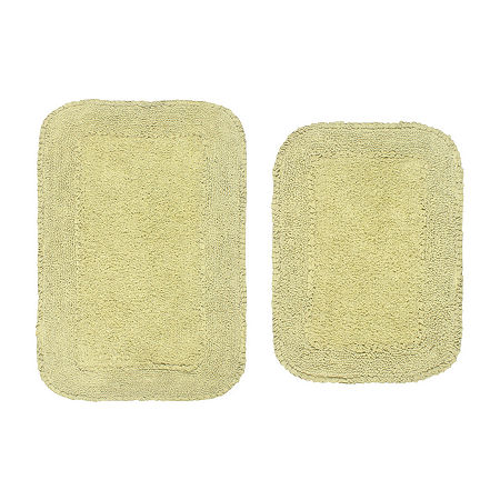 Home Weavers Radiant 2-Pc. Bath Rug Set - Green