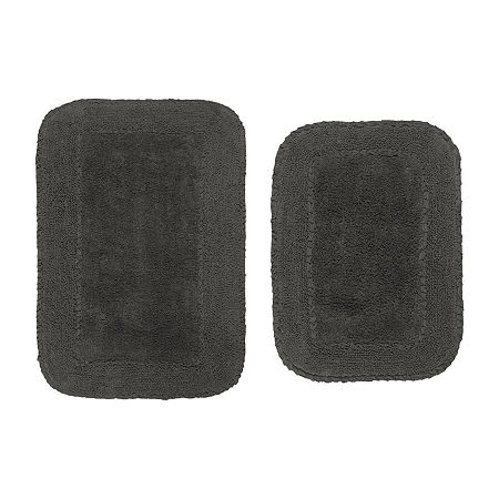 Home Weavers Radiant 2-Pc. Bath Rug Set - Gray