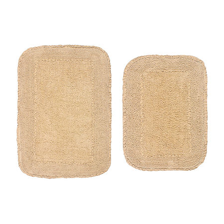 Home Weavers Radiant 2-Pc. Bath Rug Set - Camel