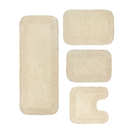 Home Weavers Radiant 4-Pc. Bath Rug Set - Natural