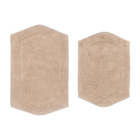 Home Weavers Waterford 2-Pc. Bath Rug Set - Linen