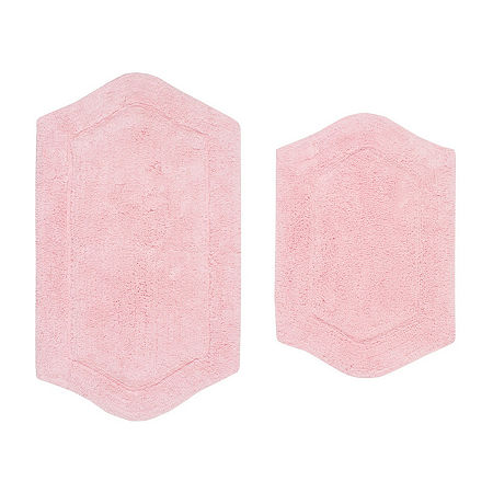 Home Weavers Waterford 2-Pc. Bath Rug Set - Pink