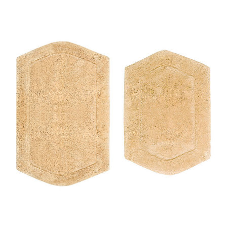 Home Weavers Waterford 2-Pc. Bath Rug Set - Yellow