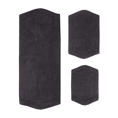 Click here for Home Weavers Waterford 3-Pc. Bath Rug Set - Grey prices