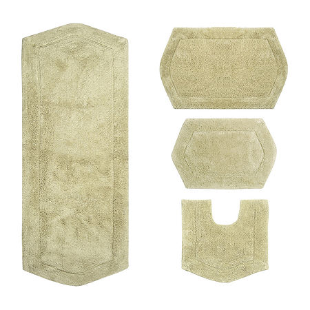 Home Weavers Waterford 4-Pc. Bath Rug Set - Sage