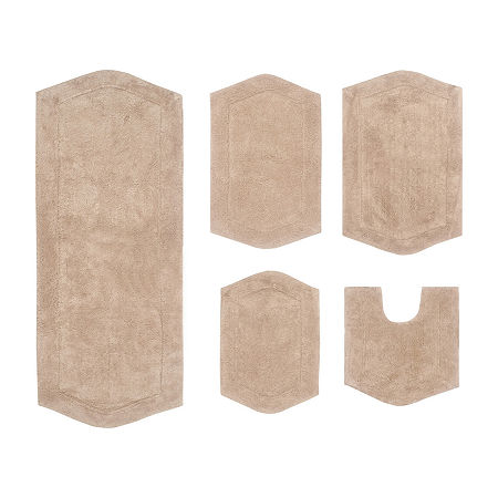 Home Weavers Waterford 5-Pc. Bath Rug Set - Linen