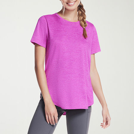Skechers Womens Active Go Walk Wear Go Dri Swift Tunic T-Shirt - Vibrant Magenta