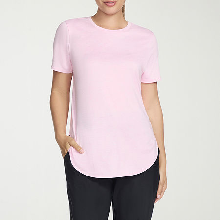 Skechers Womens Active Go Walk Wear Go Dri Swift Tunic T-Shirt - Sweet Dreams