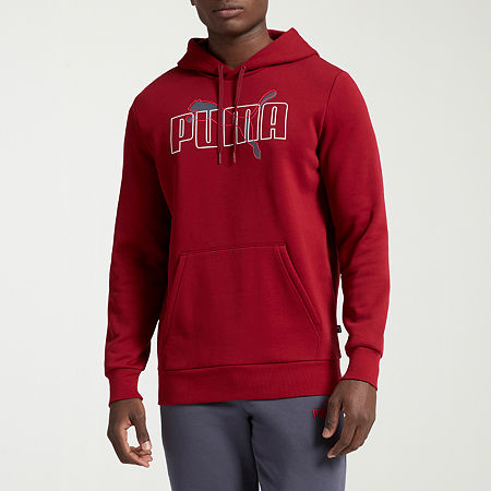 Click here for PUMA Mens Long Sleeve Hoodie  Medium  Red prices
