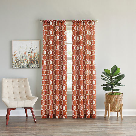Click here for Morocco Woven Print Pole Top Curtain Panel prices
