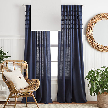 Click here for Martha Stewart Waters Edge Rod Pocket Back Tab Lig... prices