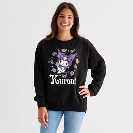 Click here for Womens Juniors Crew Neck Long Sleeve Kuromi Sweats... prices