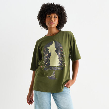 Click here for Wicked Elphaba Oversized Tee Womens Juniors Crew N... prices