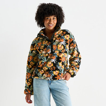 Click here for Hurley Womens Juniors Long Sleeve Quarter-Zip Pull... prices