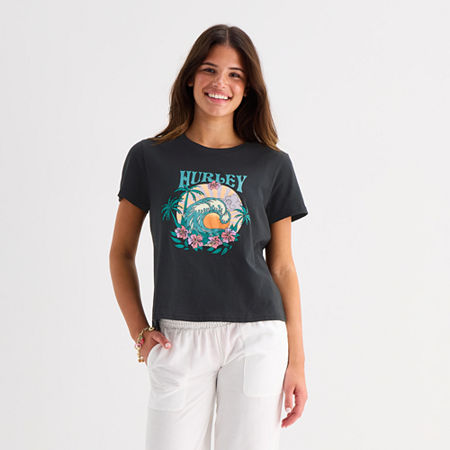 Click here for Hurley Womens Juniors Crew Neck Short Sleeve Regul... prices