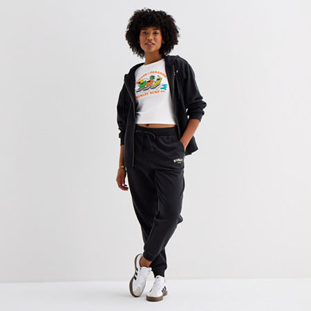 Click here for Hurley Womens Juniors Cuffed Mid Rise Knit Jogger... prices