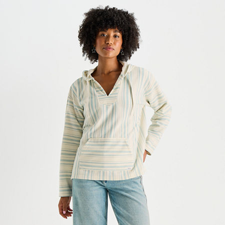 Click here for Hurley Womens Long Sleeve Hoodie  Medium  Blue prices