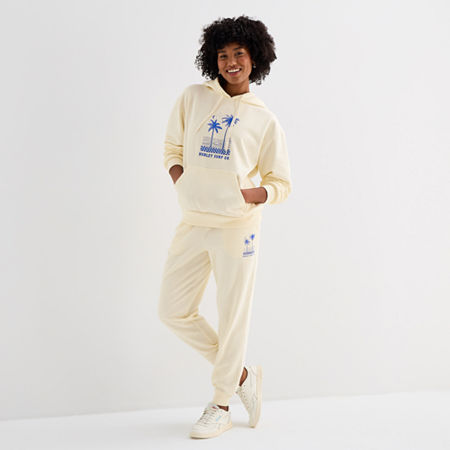 Click here for Hurley Womens Juniors Cuffed Mid Rise Knit Jogger... prices