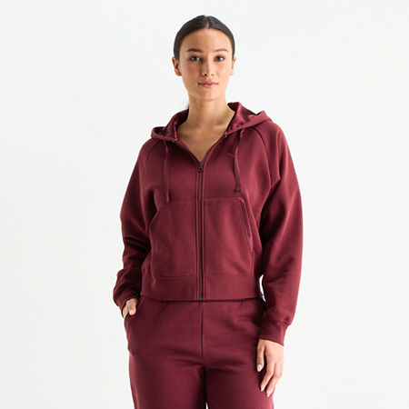 Click here for PUMA Womens Long Sleeve Fleece Zipper Active Hoodi... prices