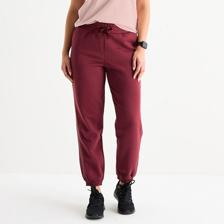 Click here for PUMA Womens Cuffed Regular Fit Fleece Active Jogge... prices