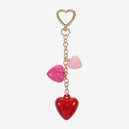 Click here for Bijoux Bar Gold Tone Heart Bag Charm  One Size  Mu... prices