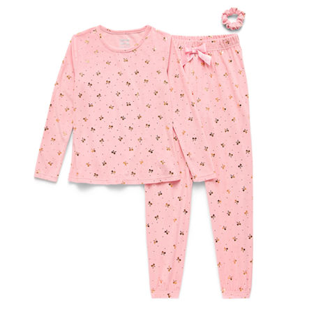 Click here for Sleep On It Little & Big Kid Girls Velour Crew Nec... prices