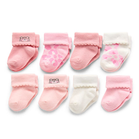 Click here for Mini Organics BY NEW YORK Baby Girls 8 Pair Crew S... prices