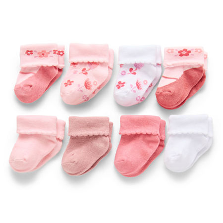 Click here for Mini Organics BY NEW YORK Baby Girls 8 Pair Crew S... prices
