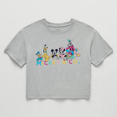 Click here for Girls Crew Neck Short Sleeve Mickey Mouse Graphic... prices