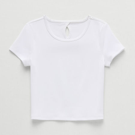 Click here for Xersion Rib Little & Big Kid Girls Scoop Neck Shor... prices