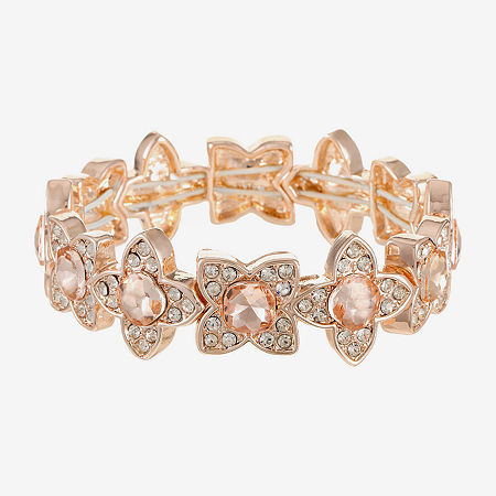 Click here for Monet Jewelry Womens Orange Clover Stretch Bracele... prices