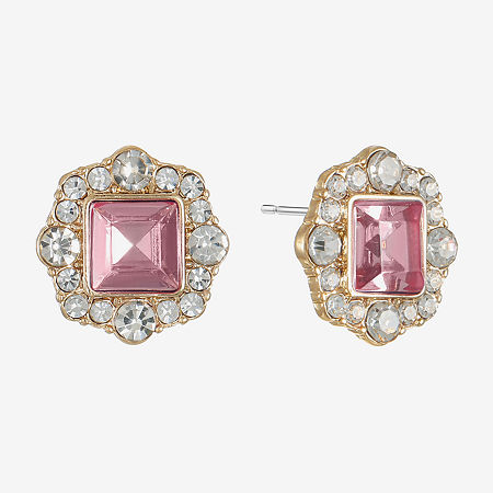 Click here for Monet Jewelry Glass 20mm Square Stud Earrings  One... prices