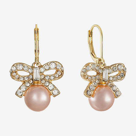 Click here for Monet Jewelry Gold Tone Womens Glass Simulated Pea... prices