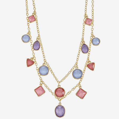 Click here for Monet Jewelry Womens Pink Glass 18 Inch Strand Nec... prices