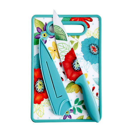 Click here for Jordana Floral Print 8 Chef Knife w/Sheath & Cutti... prices