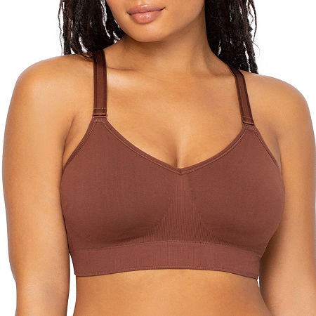 Click here for Curvy Couture Smooth Seamless Comfort Wireless Bra... prices