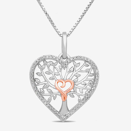 Click here for Hallmark Diamonds Tree Of Life Womens 1/10 CT. T.W... prices