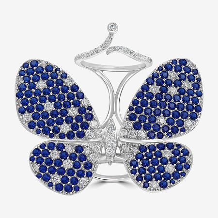 Click here for Diamonart Womens Blue Cubic Zirconia Sterling Silv... prices