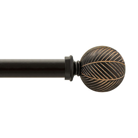 Click here for Deco Window Morocon Wood Ball 1 IN Curtain Rod  On... prices