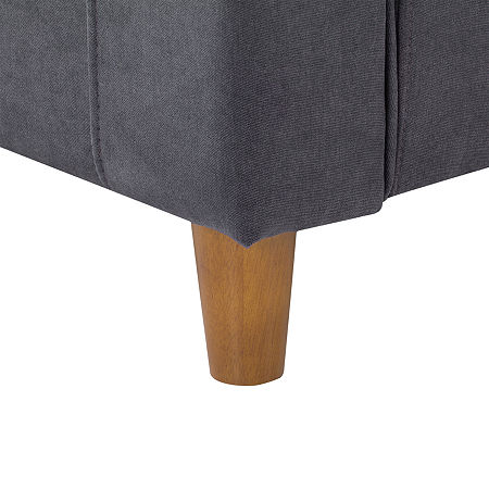 Click here for Corliving Georgia Sharkfin-Arm Sofa  One Size  Gra... prices