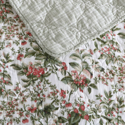 Laura Ashley Bramble Reversible Reversible Quilt Set USHSA91264469 ...