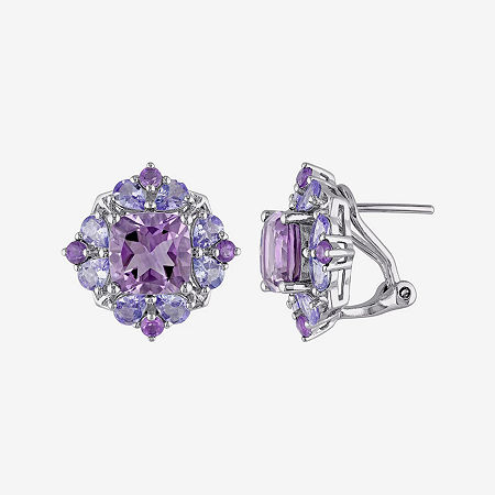 Click here for Genuine Amethyst and Tanzanite Sterling Silver Ear... prices