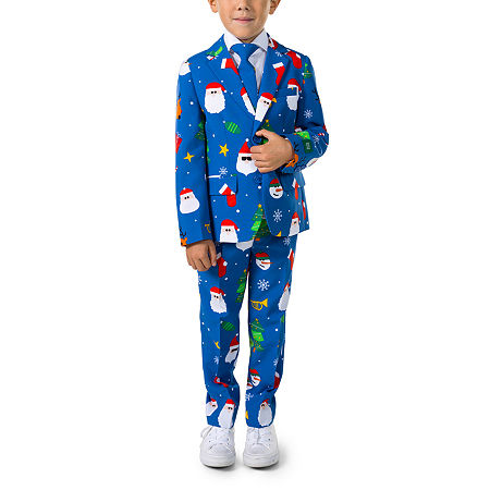 Click here for Opposuits Christmas Boys 3-pc. Suit Set  8  Blue prices