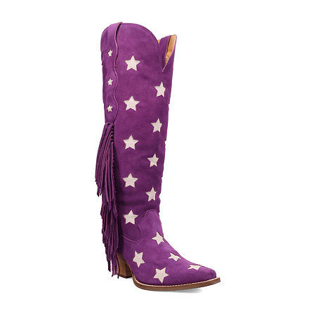 Dingo Womens Super Star Suede Boot - Purple