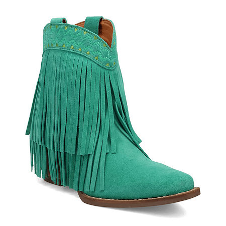 Click here for Dingo Womens Tapadero Suedeie Stacked Heel Cowboy... prices