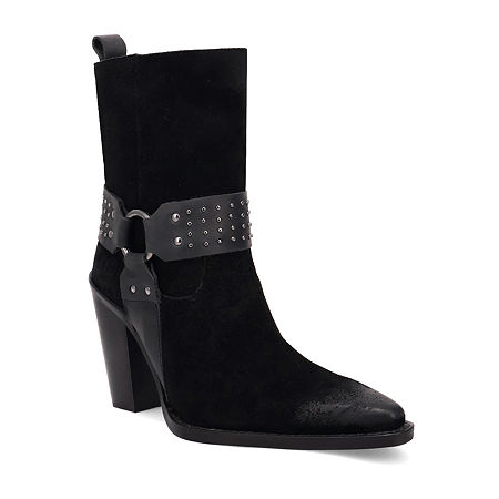 Click here for Dingo Womens Songbird Suede Stacked Heel Cowboy Bo... prices